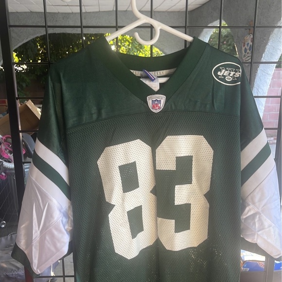 Reebok | Shirts | Newnew Jets Football Jersey Moss Number 83preloved ...